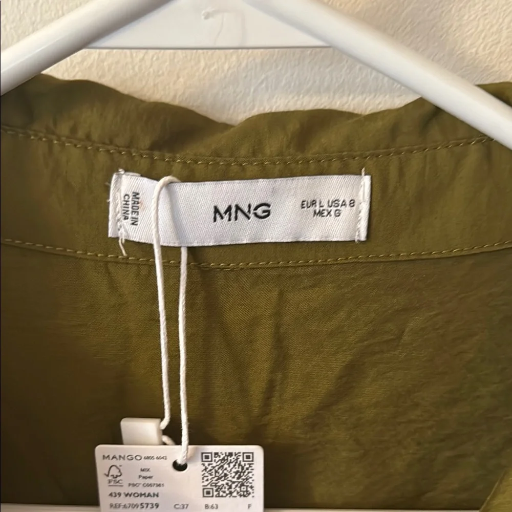 Mango | Dresses | Mango Green Wrap Dress | Poshmark